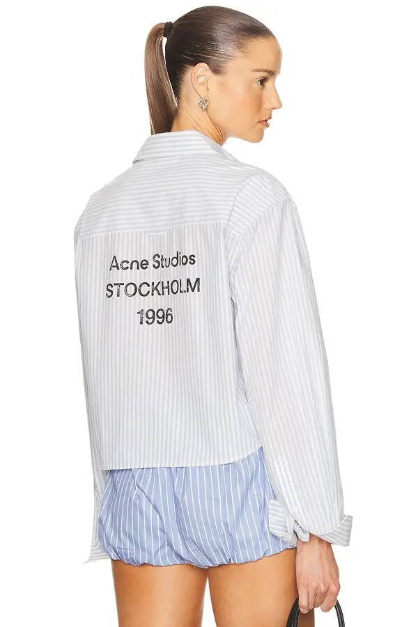 Acne Studios Crop Button-up Shirt