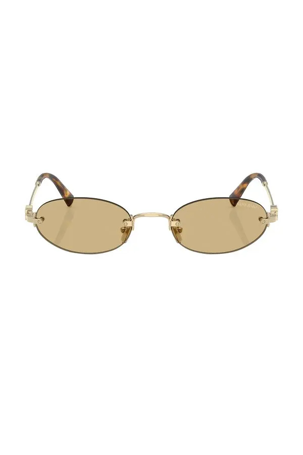 Miu Miu Oval Sunglasses