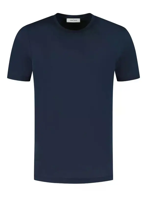 GRAN SASSO Cotton T-shirt - Blue