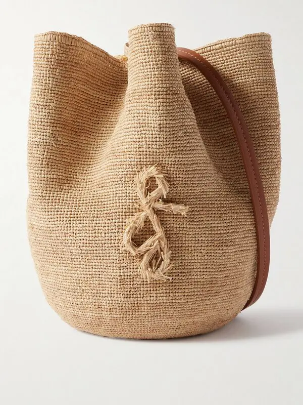Ruslan Baginskiy Hatbag Raffia Bucket Bag