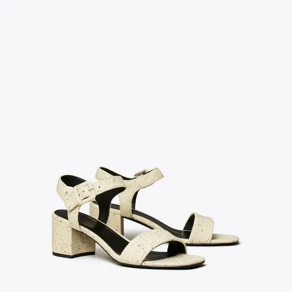 Tory Burch Double T City Sandal - Grain