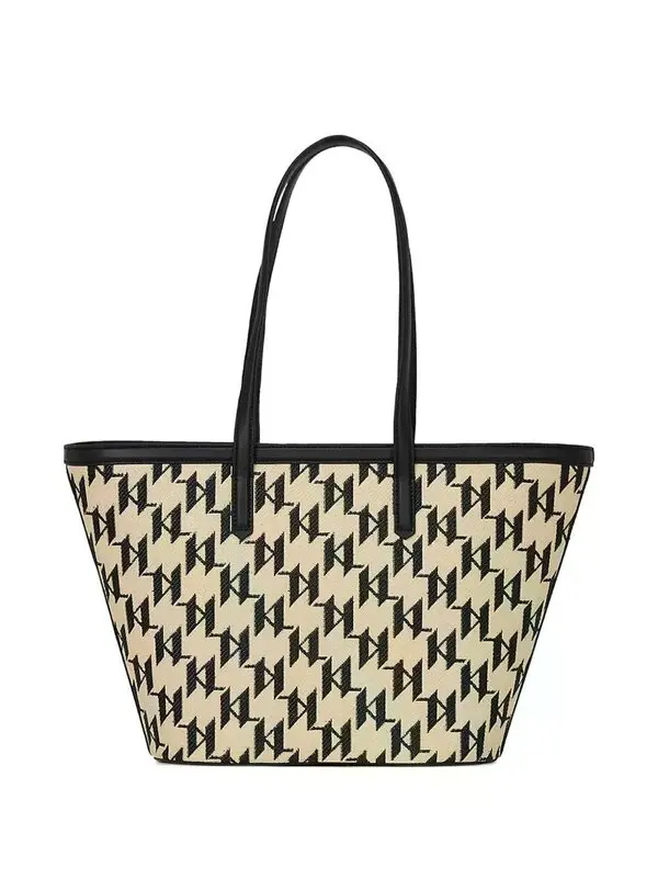 Karl Lagerfeld Monogrammed Tote Bag
