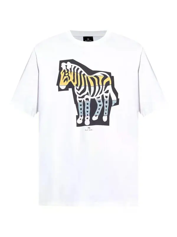 Paul Smith Zebra Graphic T-shirt - White