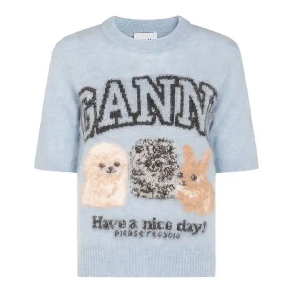 GANNI Pullover - Chambray