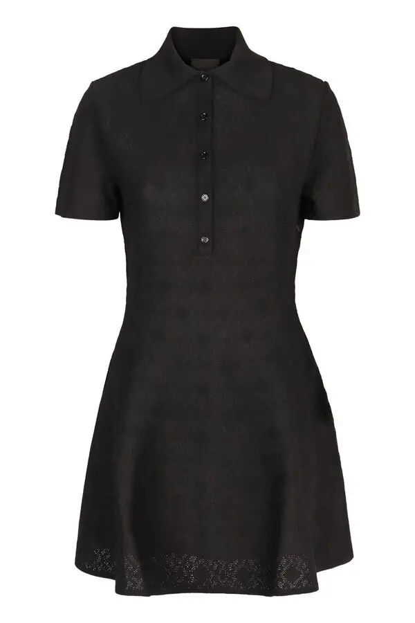 Givenchy Jacquard Knit Mini-dress - Black