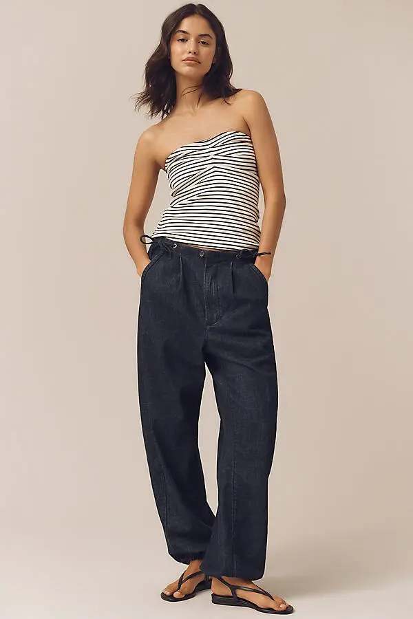 PILCRO Mid-rise Pull-on Jogger Jeans