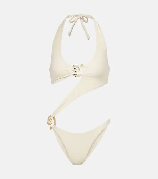SAME Halter Cutout One-piece Swimsuit
