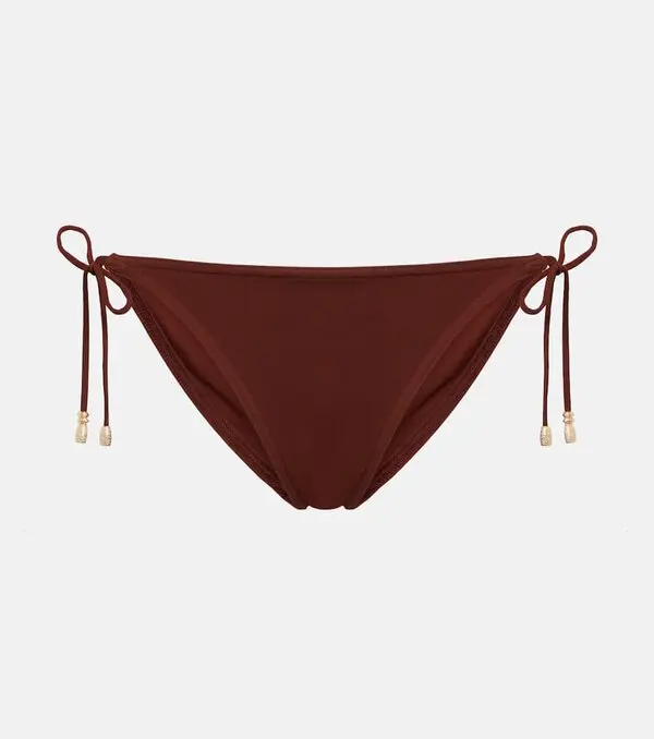 ERES Exquise Embellished Bikini Bottoms - Brown