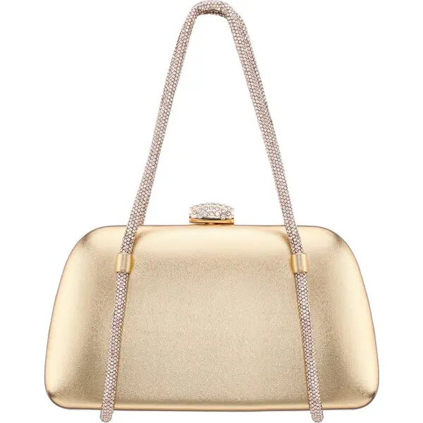 Nina Camara Frame Clutch - Platino