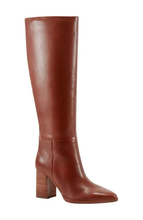 Marc Fisher Perina Knee High Boot - Medium Brown
