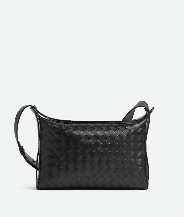 Bottega Veneta Intrecciato Tribeca Top Handle - Black