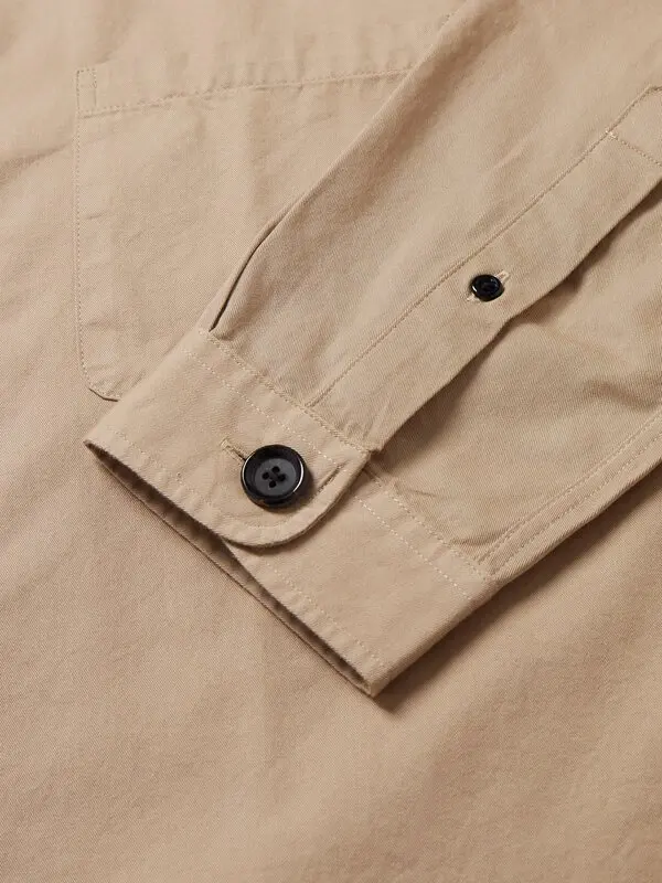 Oliver Spencer Witley Cotton-twill Shirt Jacket - Neutrals