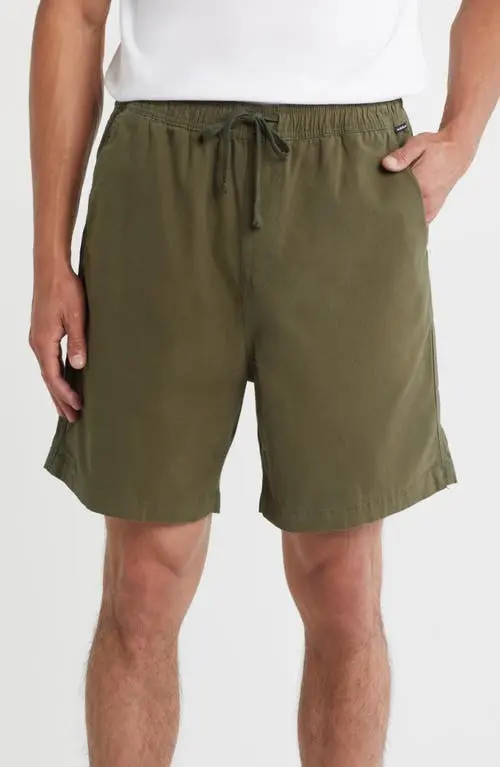 Quiksilver Taxer Stretch Drawstring Shorts - Army