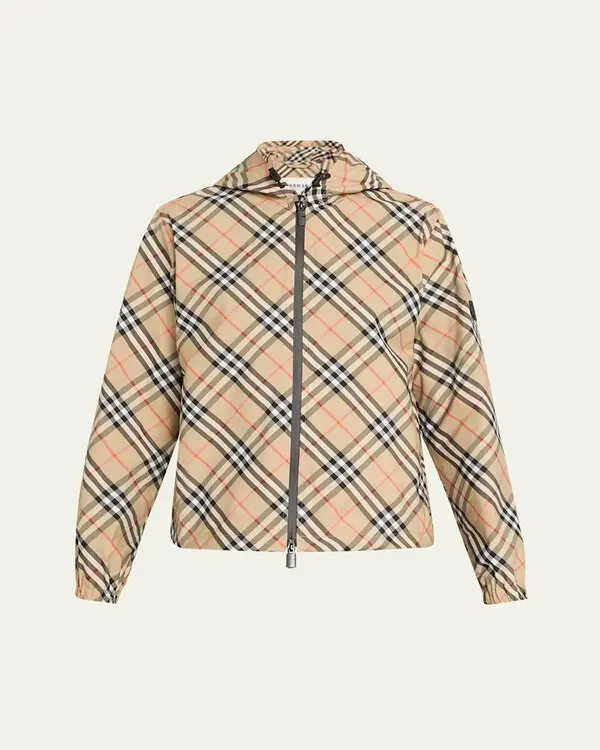 Burberry Salcombe Check Zip Track Jacket