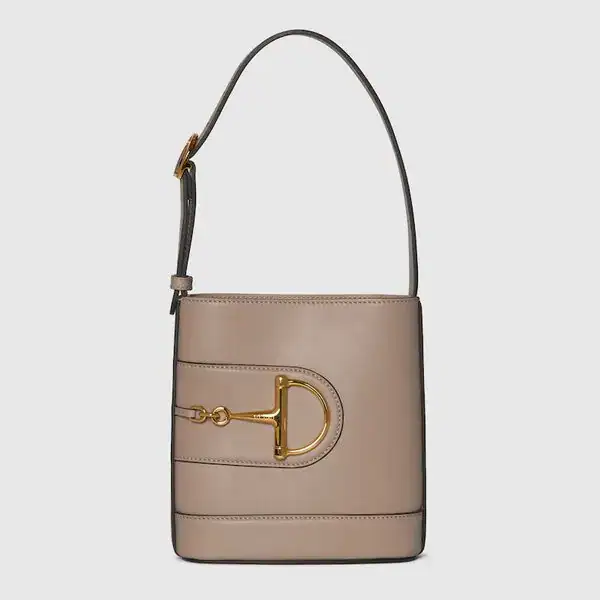 Gucci 73 Small Bucket Bag - Beige | Editorialist