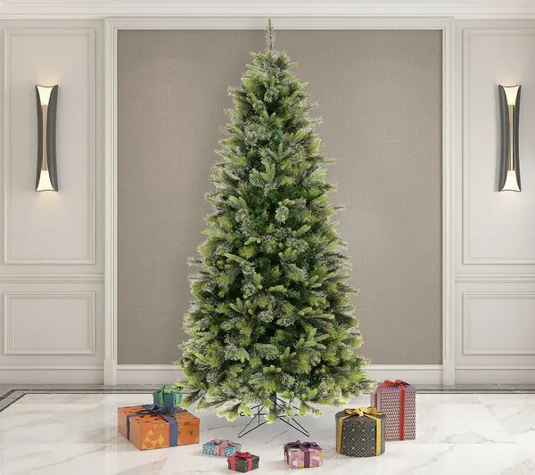 VICKERMAN 8.5' Unlit Cashmere Slim Artificial C Hristmas Tree