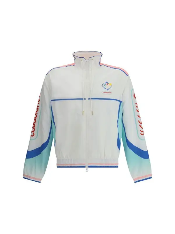 Casablanca Waterproof Windbreaker Jacket - Multicolour