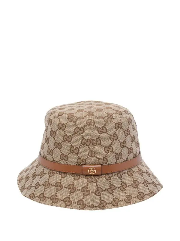 Gucci Embroidered Denim Bucket Hat - Multicolor