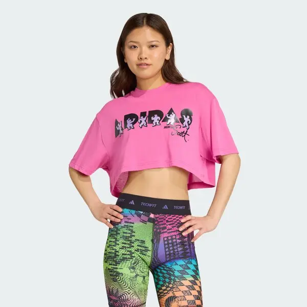 Adidas X Jeremy Scott Tee - Lucid Fuchsia