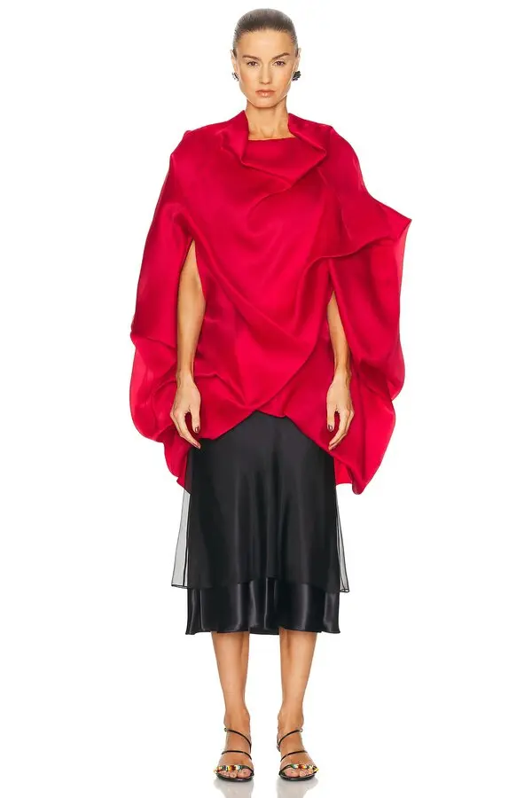 Khaite Kobe Top - Raspberry
