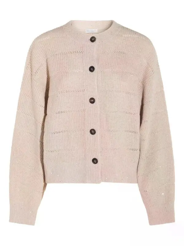 Brunello Cucinelli Knitted Cardigan - Neutrals