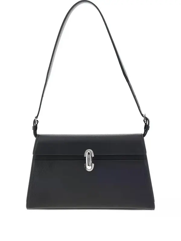 Savette Leather Shoulder Bag - Black
