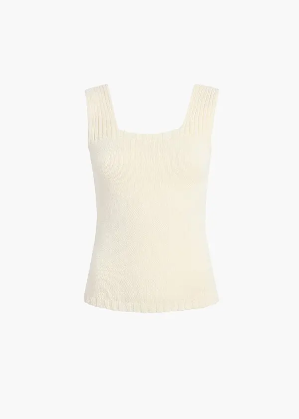 Khaite Wil Tank - Ivory