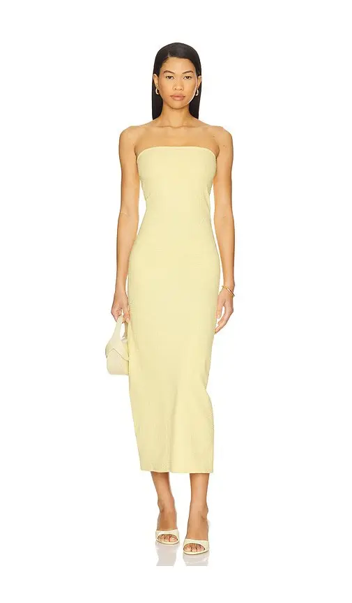 GIGI C Maya Midi Dress - Butter