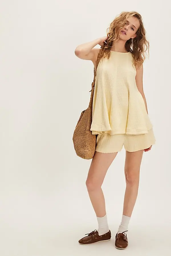 Free People Clip Dot Set - Lemon Frost