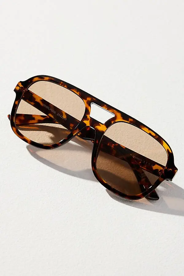 AIRE Whirlpool Aviator Sunglasses - Tortoise