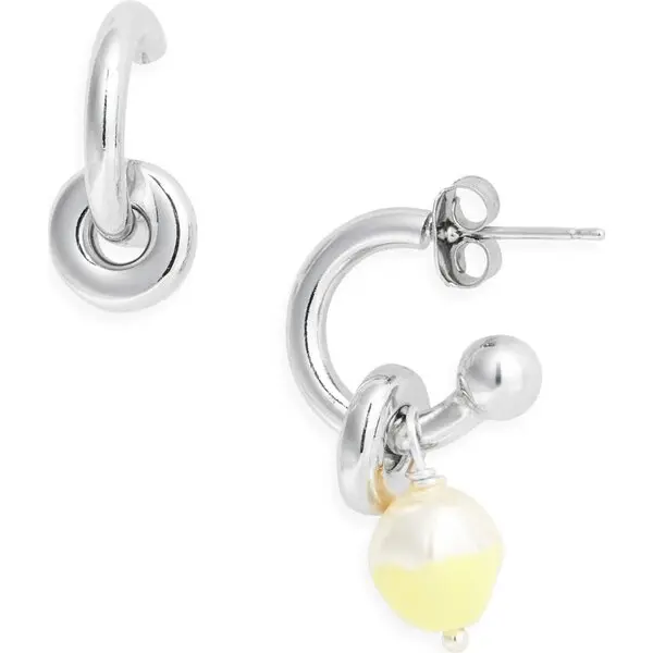 JUSTINE CLENQUET Ethan Summer Mismatched Earrings