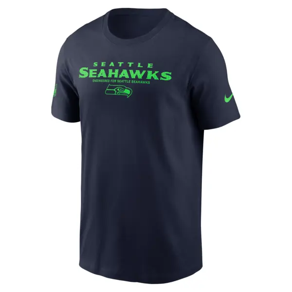 Nike Seattle Seahawks Sideline Team Issue Dri-fit Nfl T-shirt