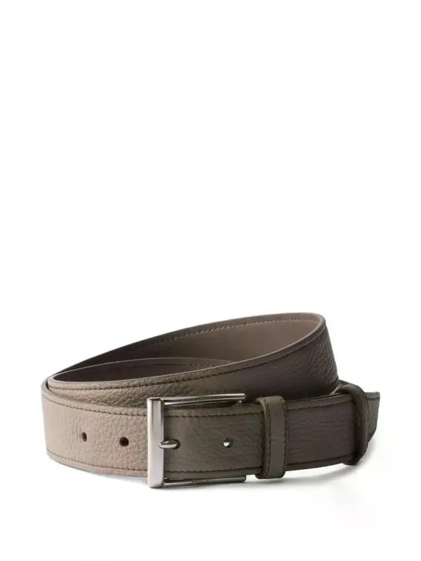 Prada Pebbled-leather Belt