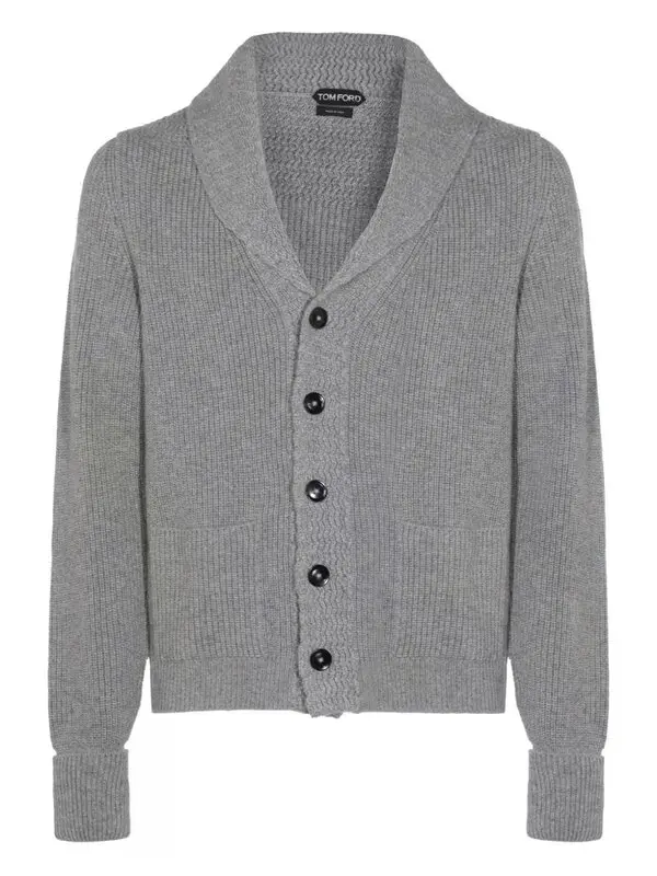 TOM FORD Cashmere Cardigan - Grey