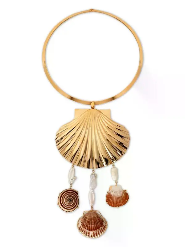 JENNIFER BEHR Andrano Pendant Necklace - Gold