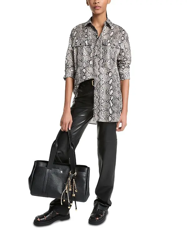 Michael Kors Snake Print Oversized Shirt