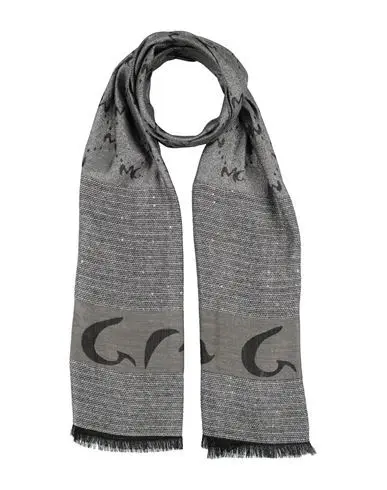 MANILA GRACE Scarf Burgundy Modal, Polyester, Synthetic Fibers, Polyamide, Mohair Wool - Grey