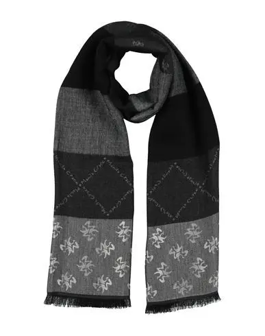 MANILA GRACE Scarf Charcoal Viscose, Acetate, Acrylic, Wool