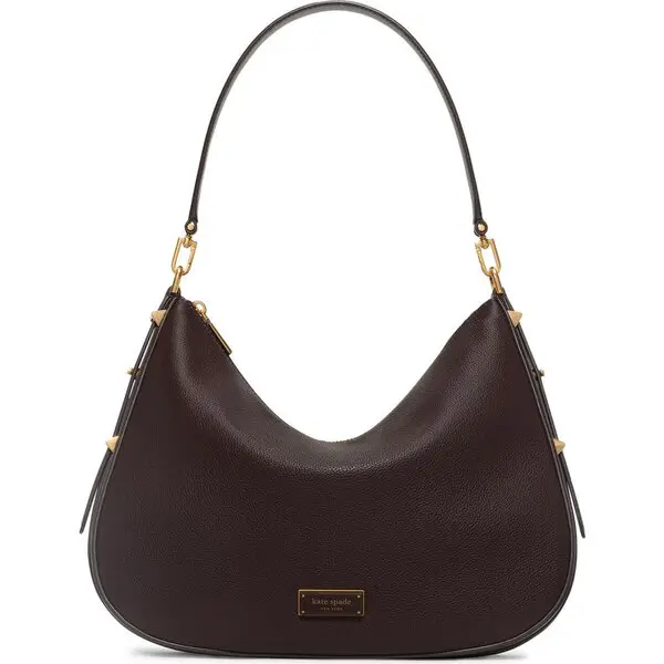 Kate Spade New York Large Pebble Leather Hobo Bag - Hot Fudge