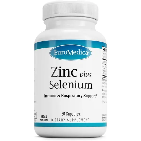 EUROMEDICA Zinc Plus Selenium 60 Capsules