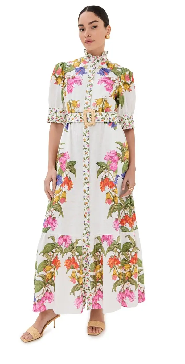 Borgo De Nor Floral Print Maxi Dress