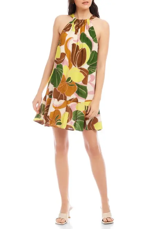 Fifteen Twenty Brenda Ruffle Hem Dress - Print