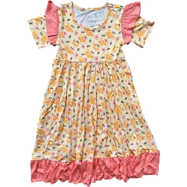 LAREE + CO Bellagrace Ruffle Spin Dress