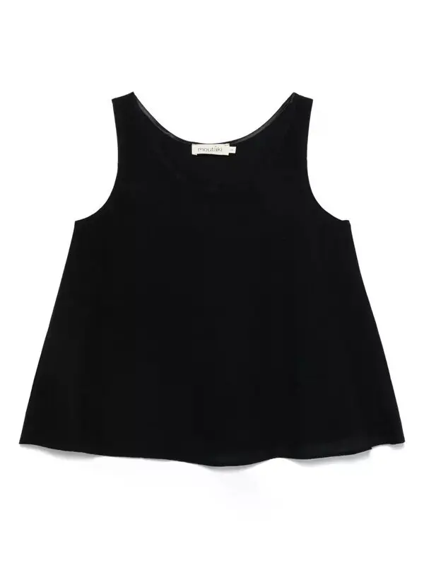 MOUTAKI Sleeveless Top - Black
