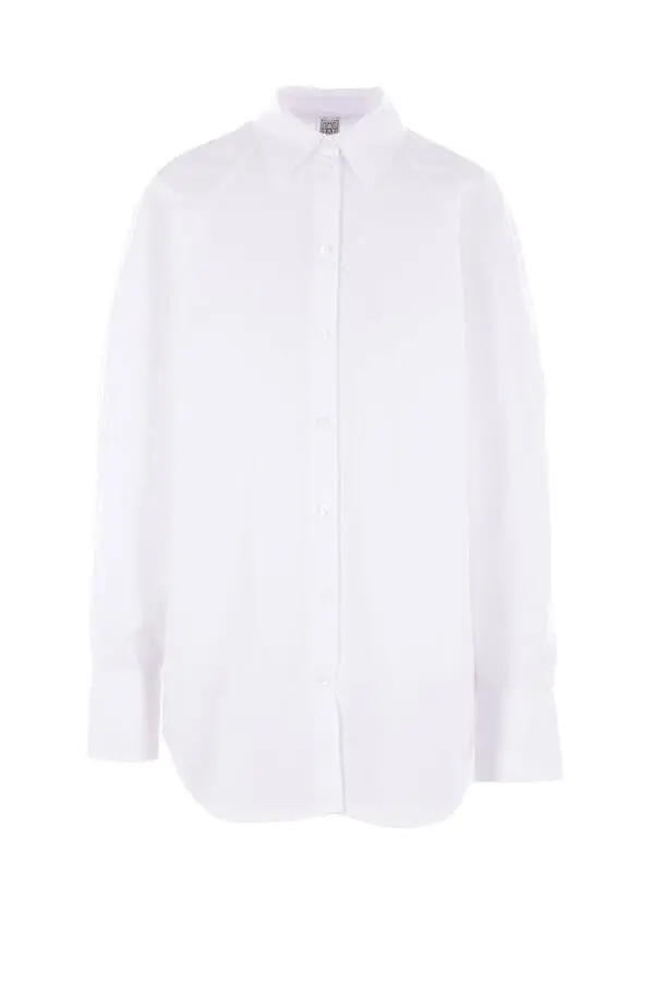 TOTÊME Oversized Organic Cotton Poplin Shirt