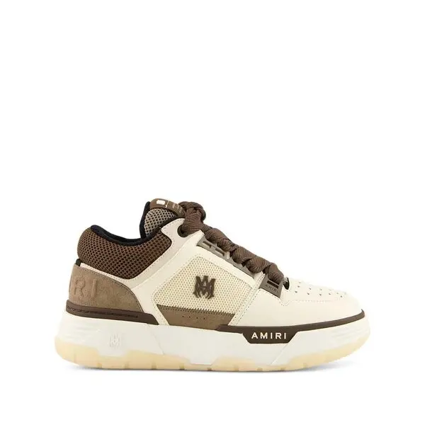 Amiri Logo Sneakers - Brown/white