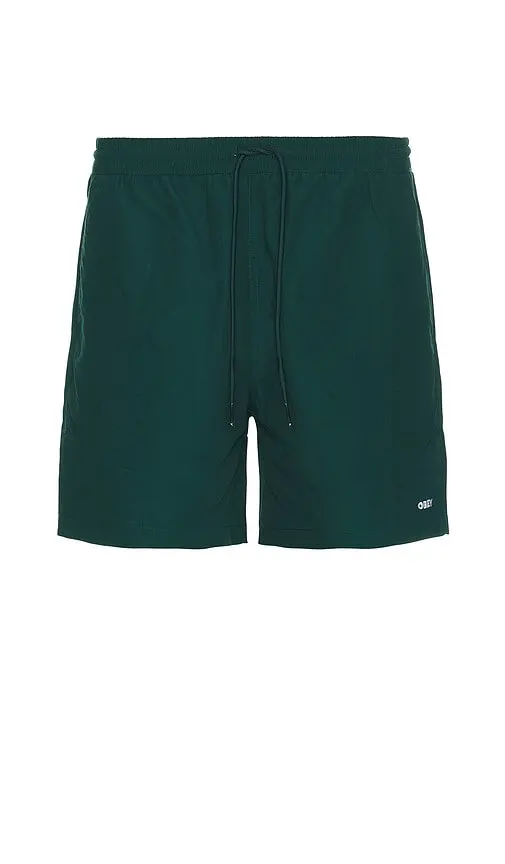 Obey Easy Swim Shorts - Pine