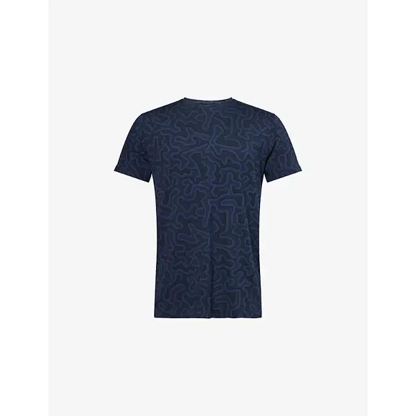 Derek Rose London Graphic-pattern Stretch-jersey T-shirt