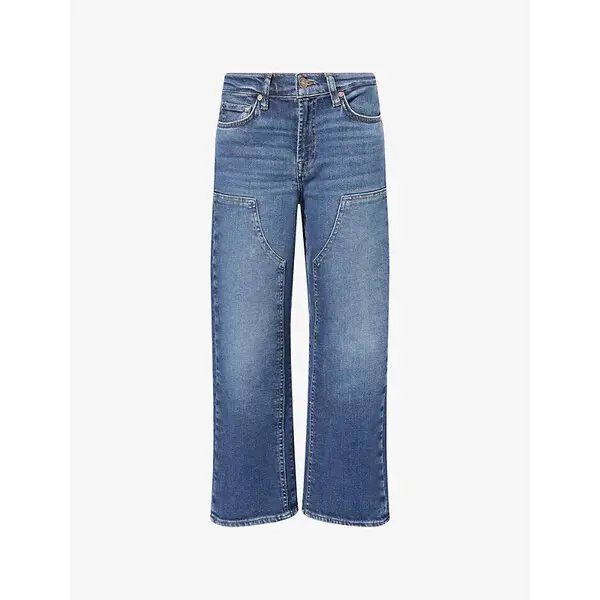 7 For All Mankind Alexa Cropped Straight-leg Jeans