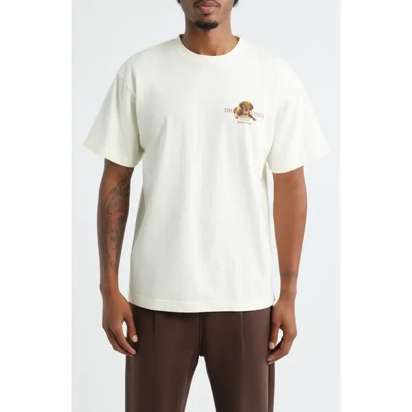 SANTO STUDIO Thugs Need Pasta Graphic T-shirt - Cream